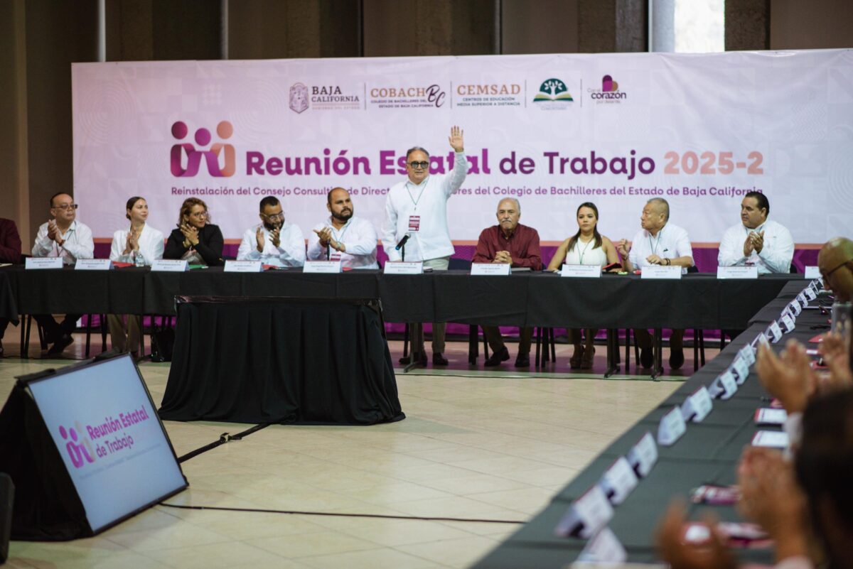 COBACH BC reactiva su consejo consultivo en reunión estatal – Said Betanzos